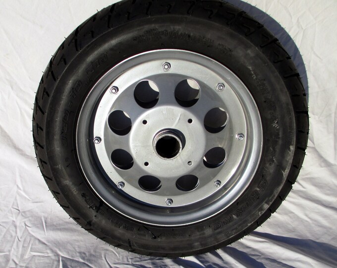2 Trailer Wheels Tires With Steel Split Rims Motorcycle Boat Utility ...