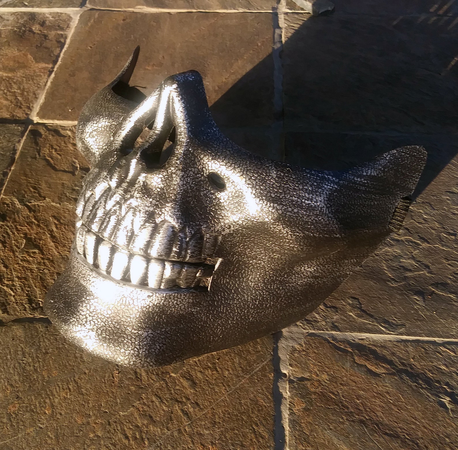 Halloween Skeleton Mask Half Face Adult Costume - Etsy