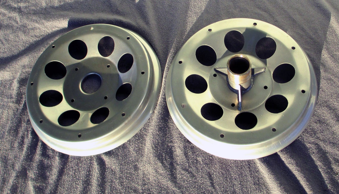2 Trailer Wheels Tires With Steel Split Rims Motorcycle Boat Utility ...