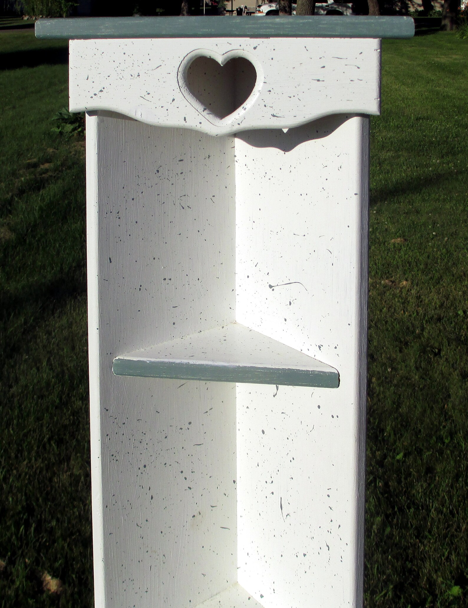 Vintage Corner Shelf Cabinet Knick Knacks Handmade Wood 5 Tier - Etsy