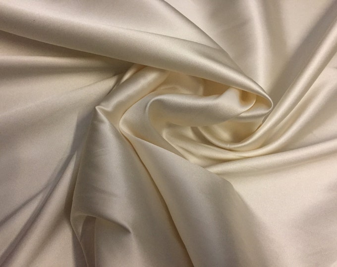 Ivory Satin Made in Italy Rayon Price is per Yard 58 - Etsy