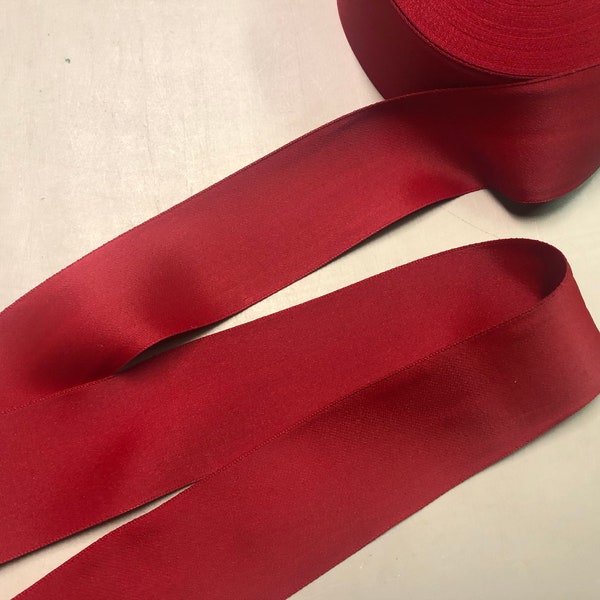 Wide Red Ribbon - Etsy