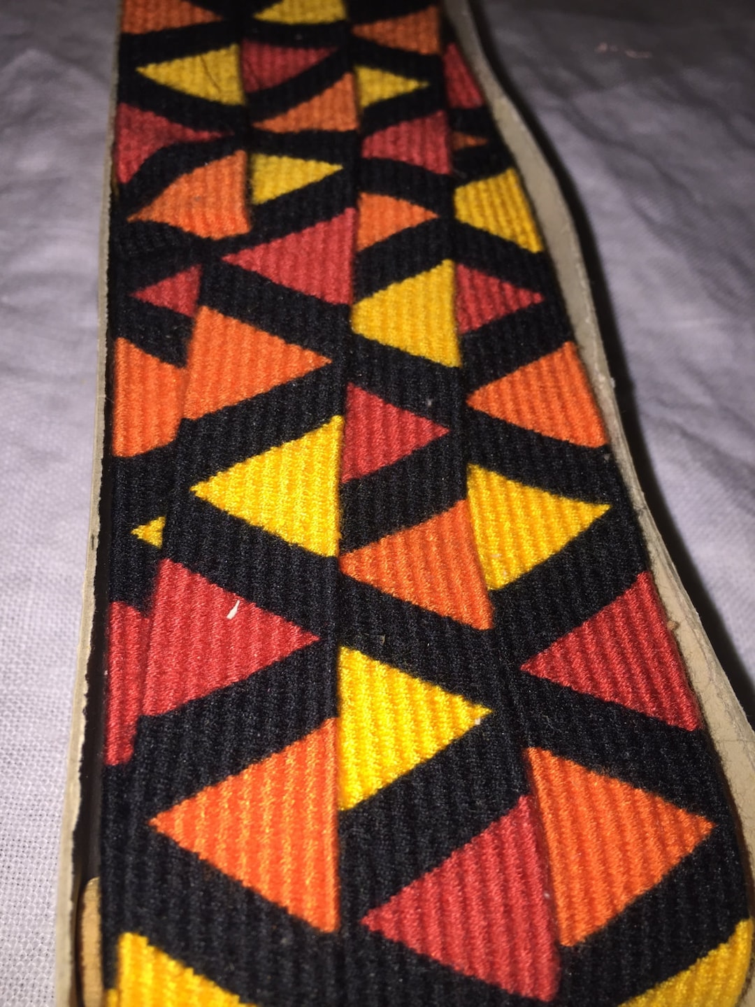 Vintage and Retro Triangular Ribbon Various Oranges, Yellows and Black ...