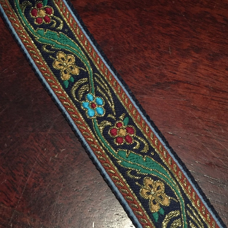 Floral Brocade Ribbon an Amazing Color Range of Red Yellow - Etsy
