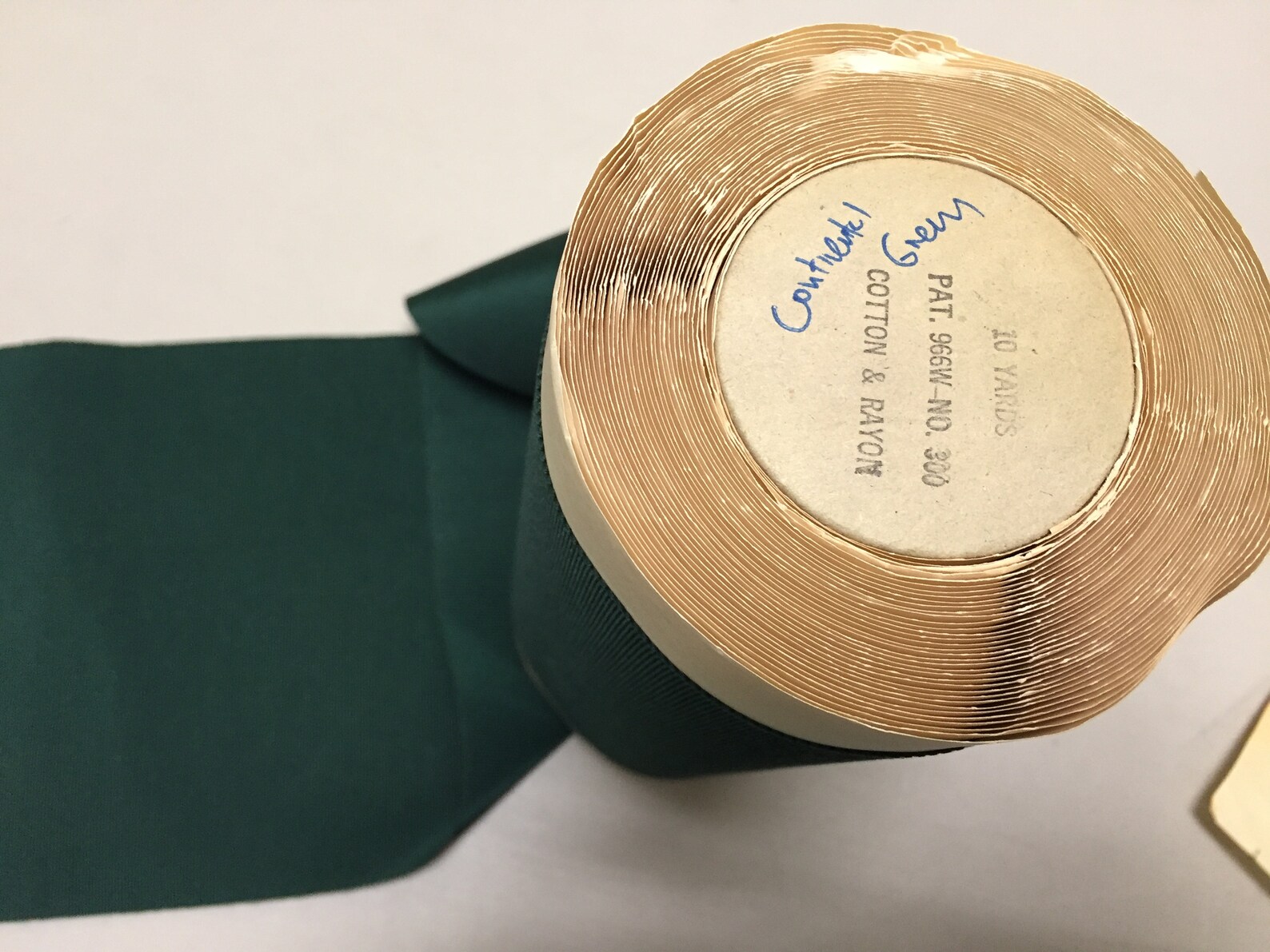 Vintage Gros Grain Ribbon Continental Green 6 3/4 Inches - Etsy