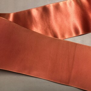 Vintage High Luster Satin Faille Ribbon, Melon, 100% Rayon, 4 Inches ...