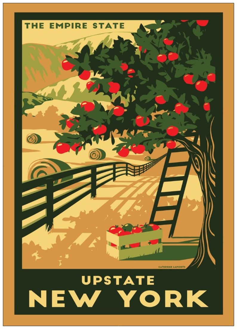 Vintage State Travel Postcards Retro National Park Style - Etsy