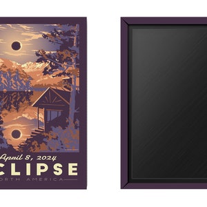Solar Eclipse Travel Souvenir | Retro Totality Postcard, Magnet ...