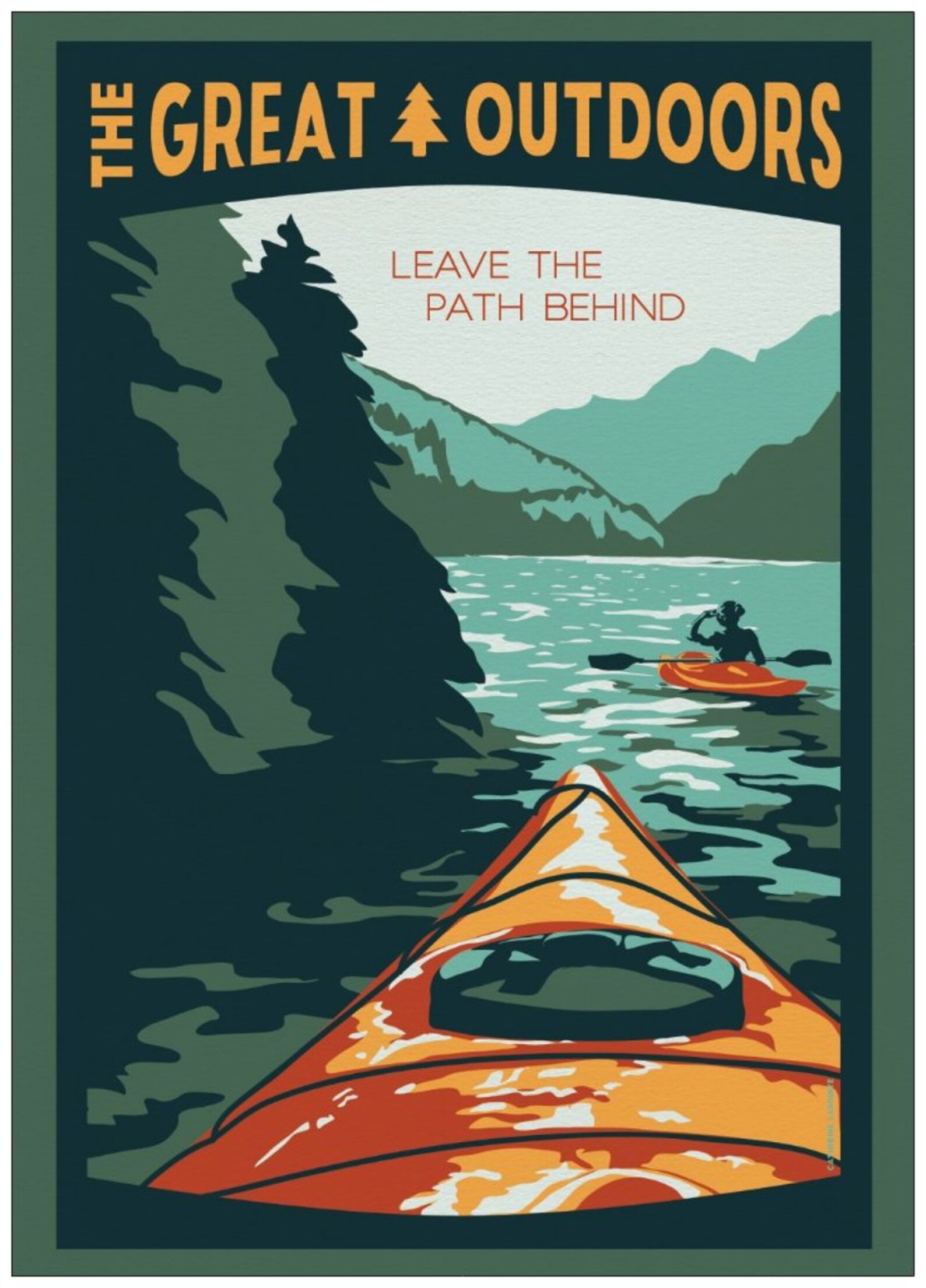 Retro Great Outdoors Postcards Vintage Travel Poster Set - Etsy