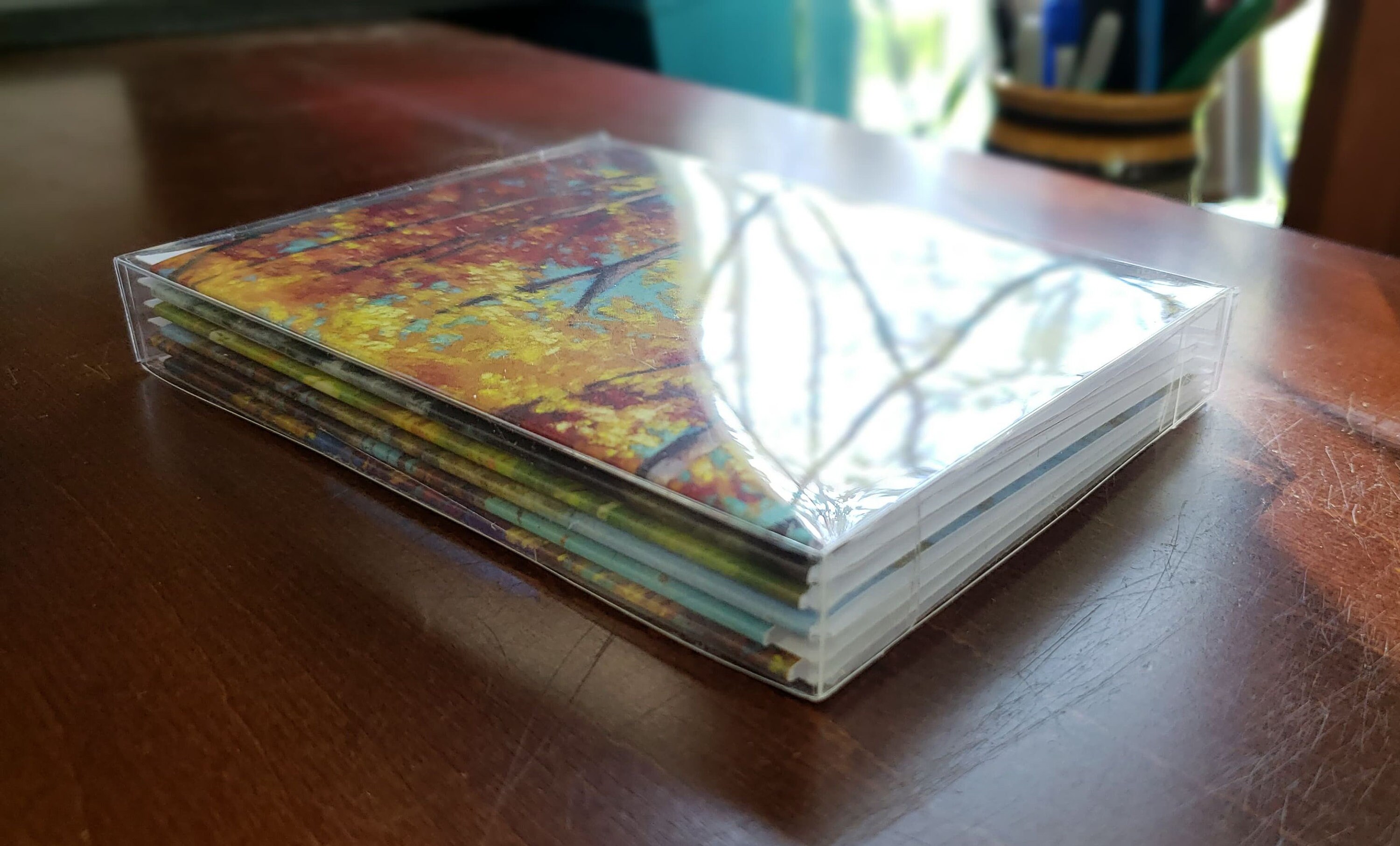 Tree Note Card Set Autumn Leaves Stationery Boxed Gift Set | Etsy