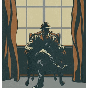 Sherlock Holmes Detective Poster Mystery Book Art Print - Etsy