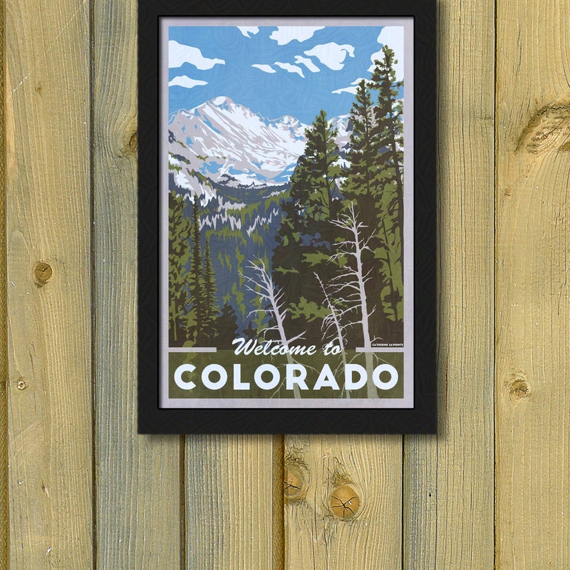 Colorado Poster - Etsy