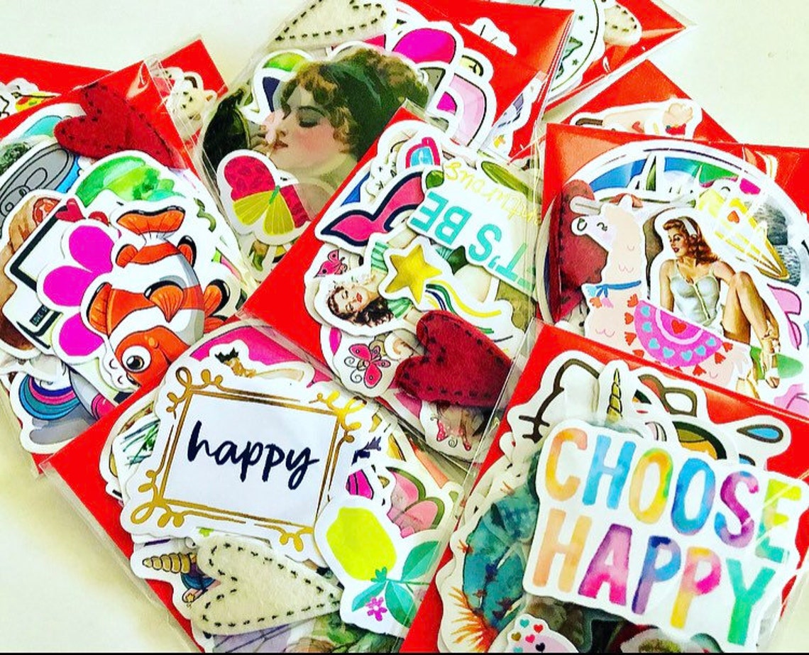 30 PCS Random Cute Sticker Pack Mystery Box Laptop Stickers - Etsy