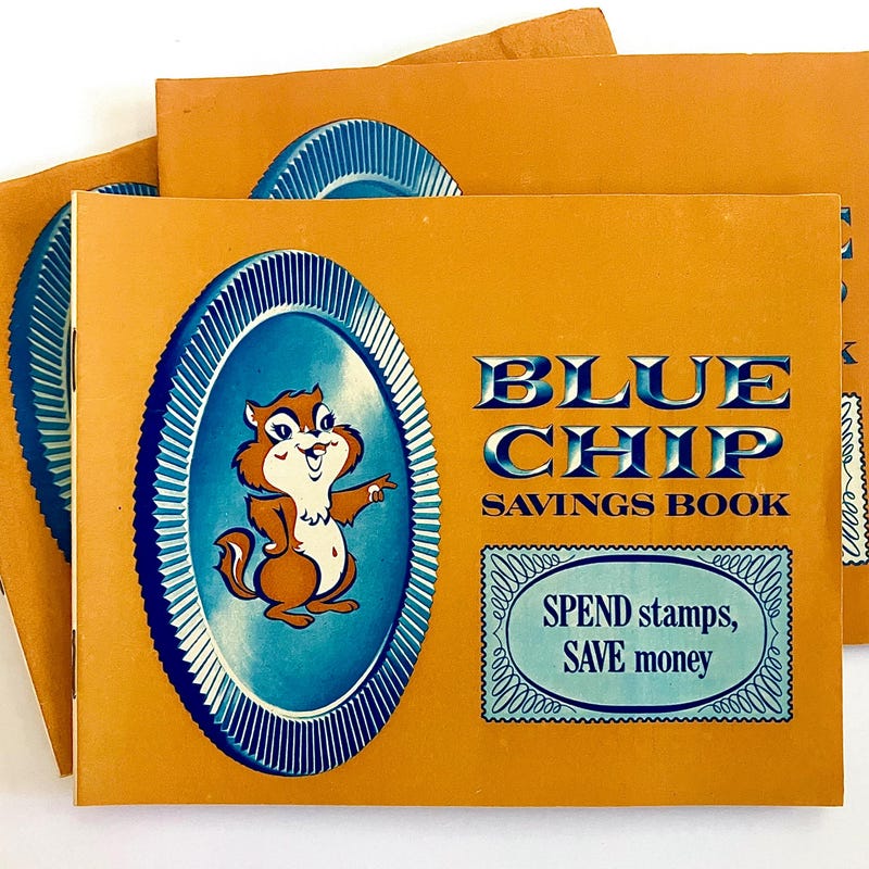 Blue Chip Stamps - Etsy
