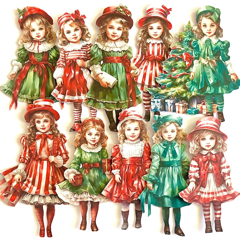 Paper Dolls Handcut - Etsy