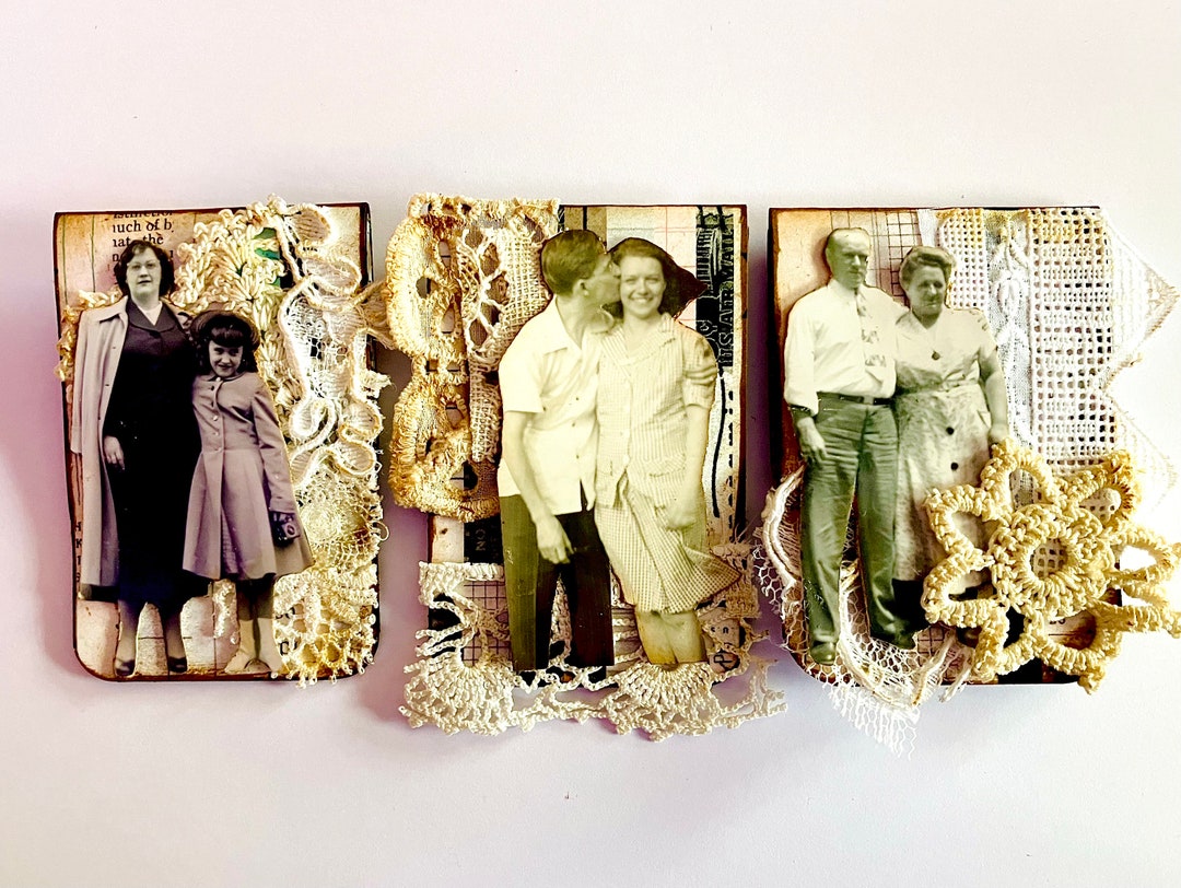 3 Altered Hidden Paper Clips, Altered Paperclips, Decorative Bookmarks ...