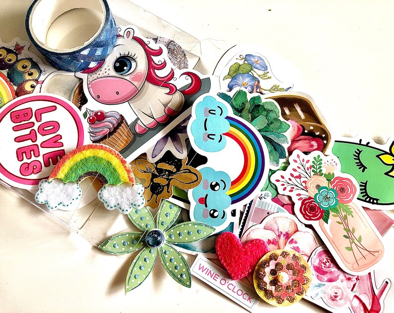 30 PCS Random Cute Sticker Pack Mystery Box Laptop Stickers | Etsy