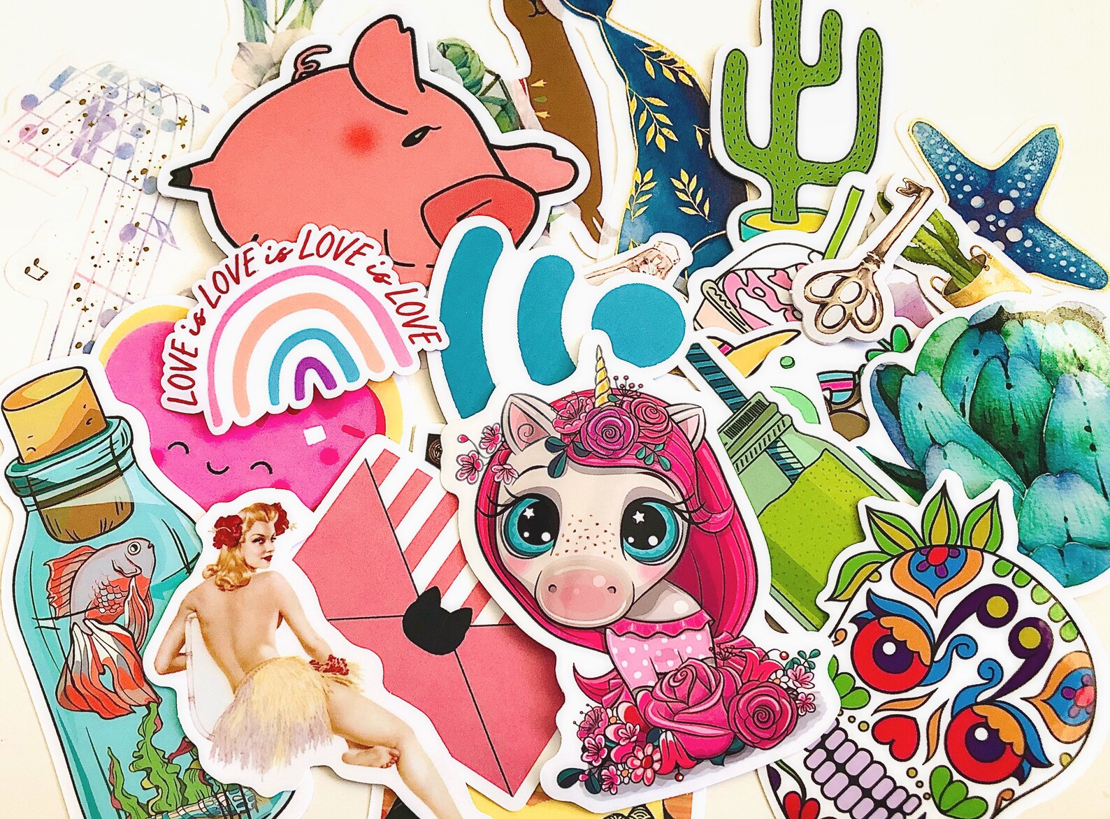 30 PCS Random Cute Sticker Pack Mystery Box Laptop Stickers - Etsy