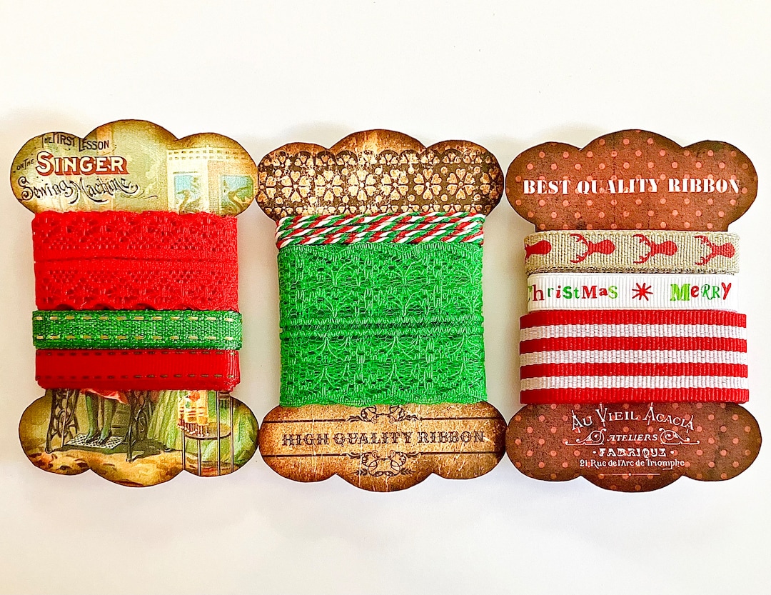 8 Yards Christmas Trim Bundles Trim Embellishments Junk - Etsy