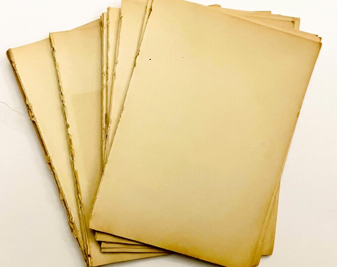 60 Pages Authentic Vintage Paper 1940 Scrapbook Blank Pages, Aged Paper ...