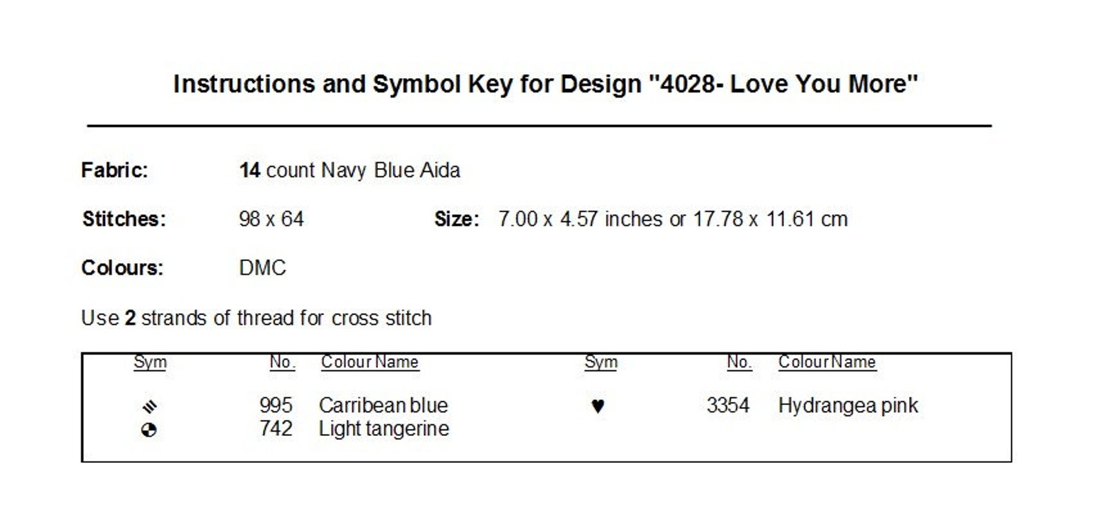 Love You More Quote Saying Counted Cross Stitch Pattern 7 X - Etsy