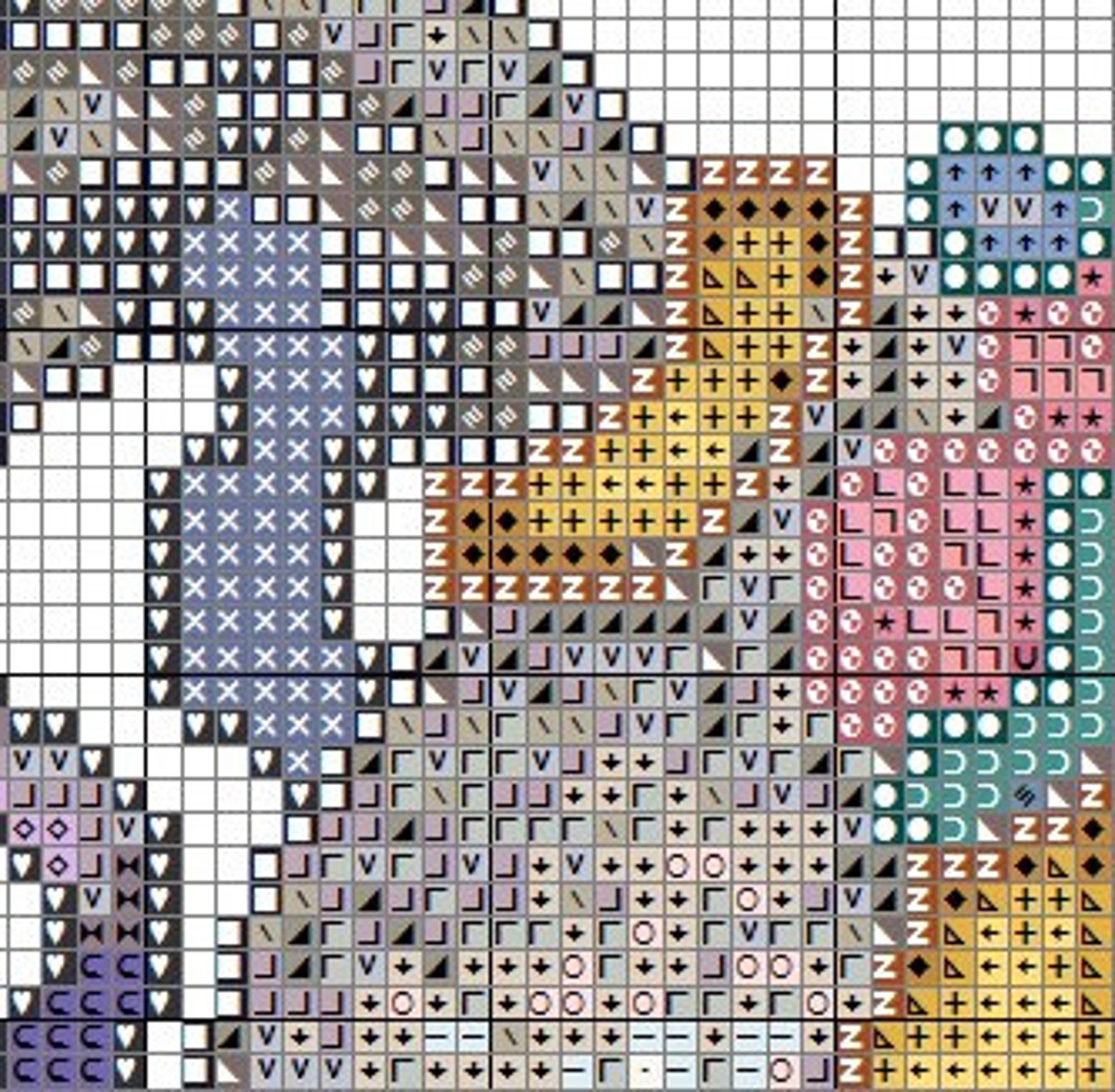 Carousel Horse Counted Cross Stitch Pattern in PDF for Instant - Etsy
