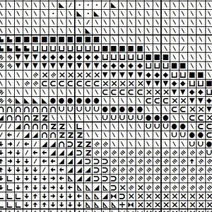 White Unicorn With Golden Horn Counted Cross Stitch Pattern in PDF for ...