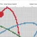 Atom Science Symbol Counted Cross Stitch Pattern in PDF for Instant ...