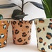 Large Leopard Print Hand Painted Plant Pot - Etsy