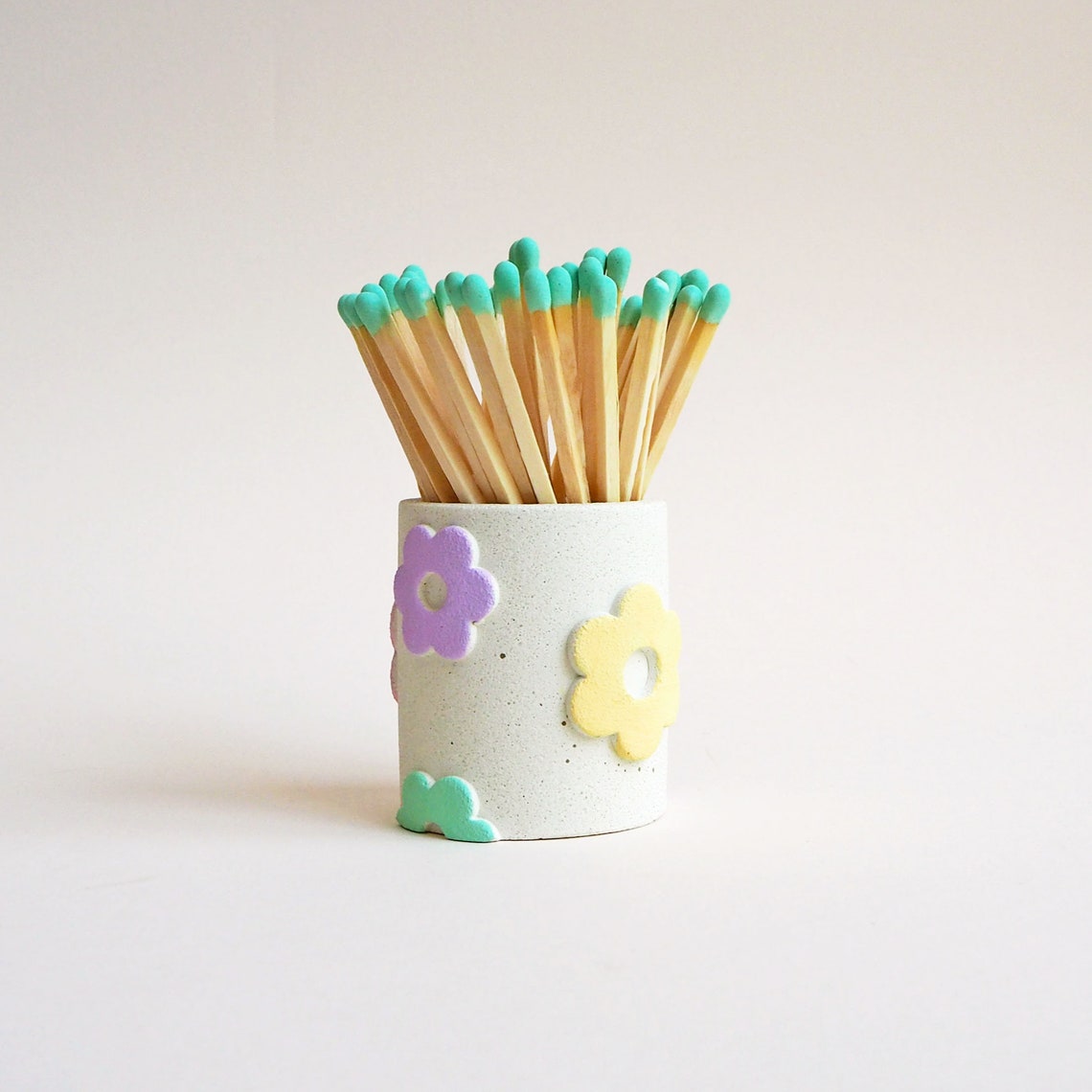 Petal Matchstick Pot - Etsy