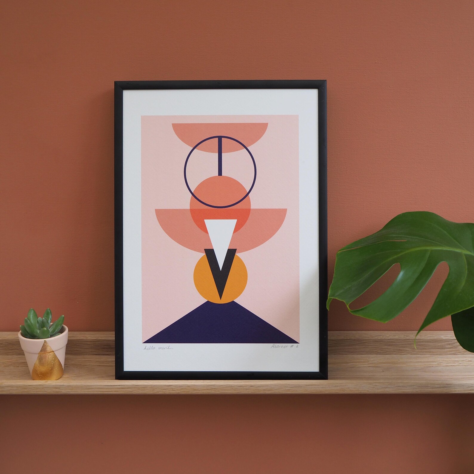 No. 2 Abstract Art Print A4 Print Digital Art Illustration - Etsy