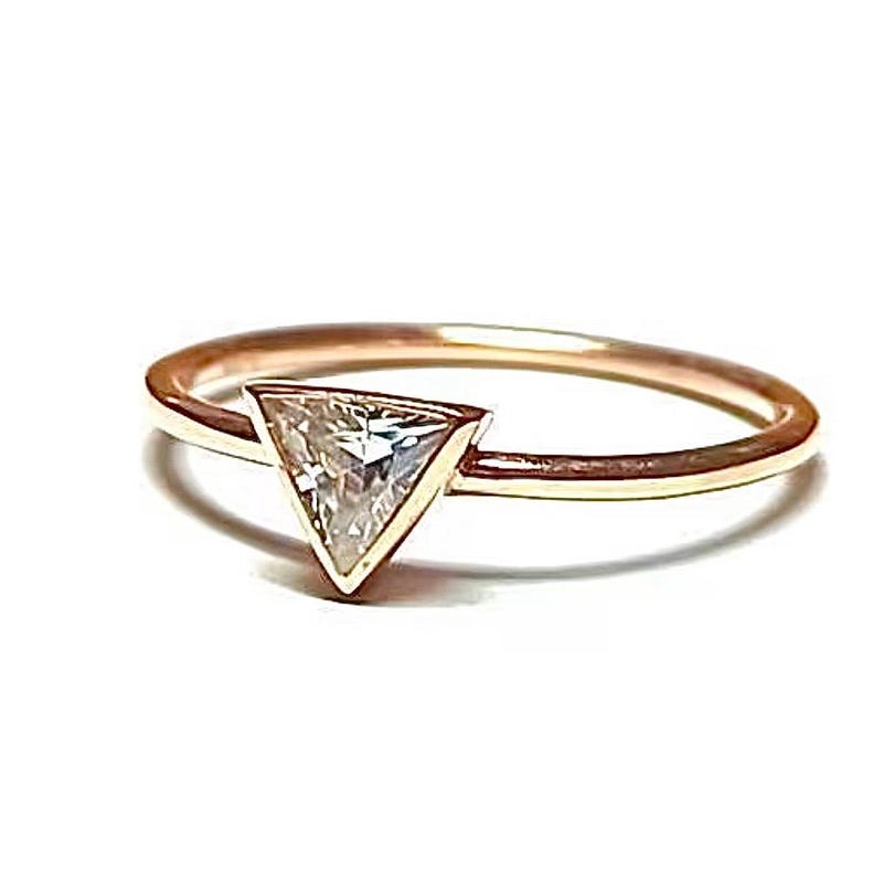 Trillion Ring - Etsy