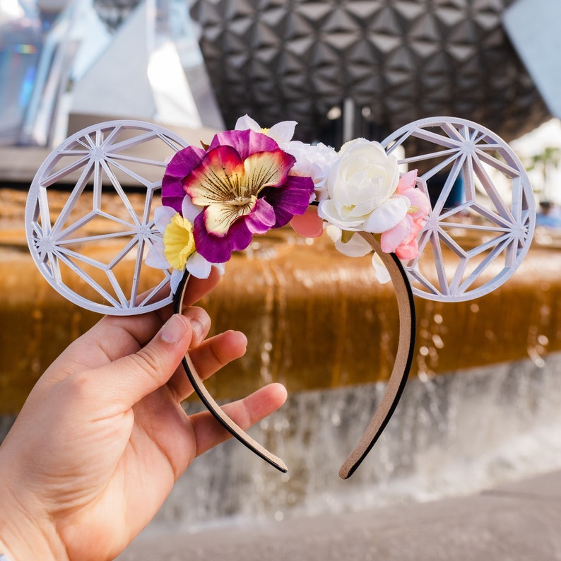 Spring Epcot Flower and Garden Inspired Mickey Ears - Etsy