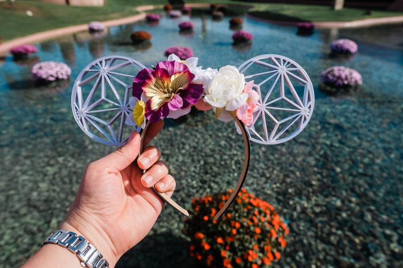 Spring Epcot Flower and Garden Inspired Mickey Ears - Etsy