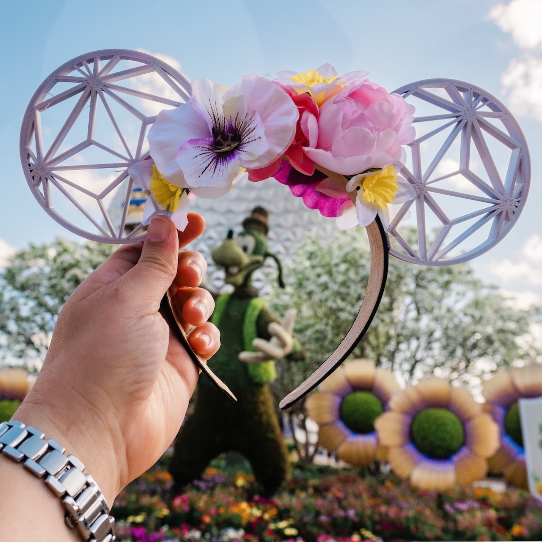 Spring - Epcot Flower and Garden Inspired Mickey Ears - Etsy