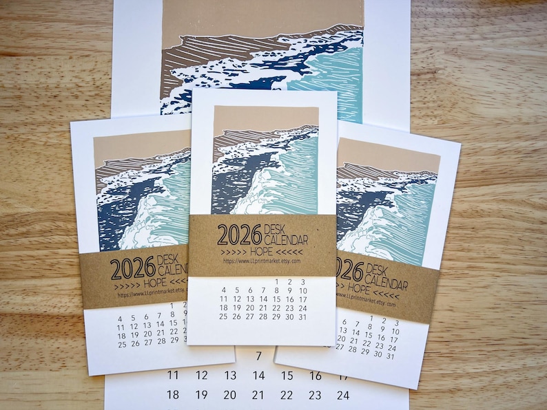 2026 Desk Calendar - HOPE - Etsy