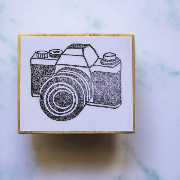 Camera Stamp - Etsy