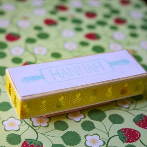 Personalized Rolling Pin Stamp - Etsy