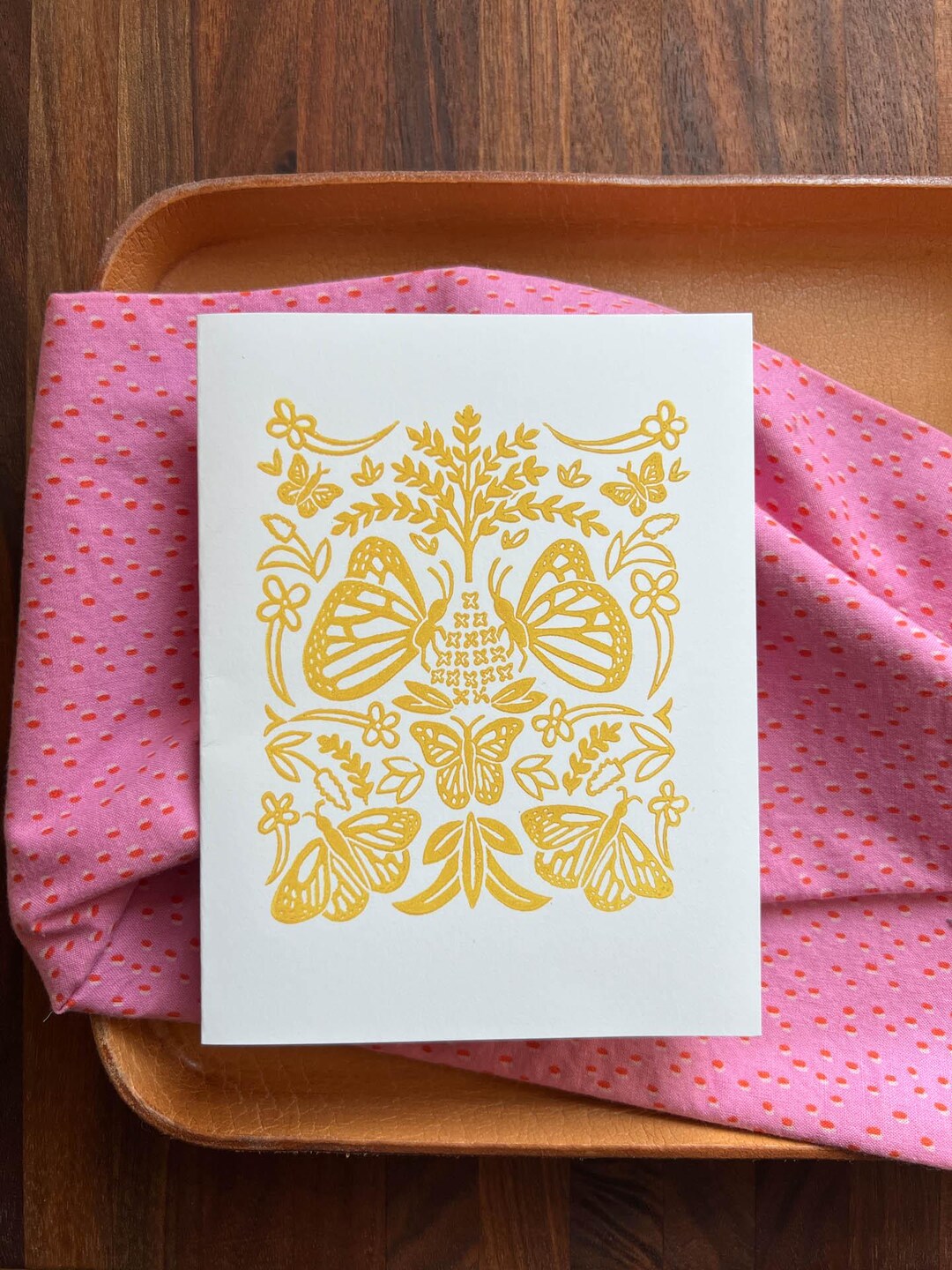 Monarch Butterfly Print Card - Etsy