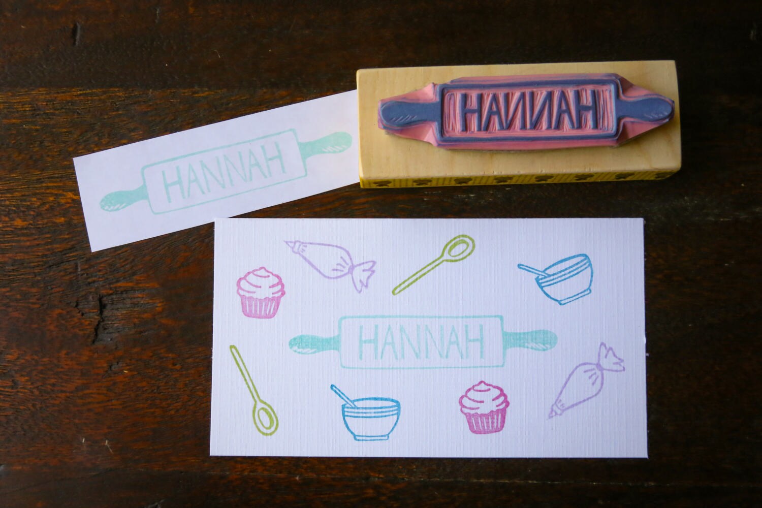 Personalized Rolling Pin Stamp - Etsy