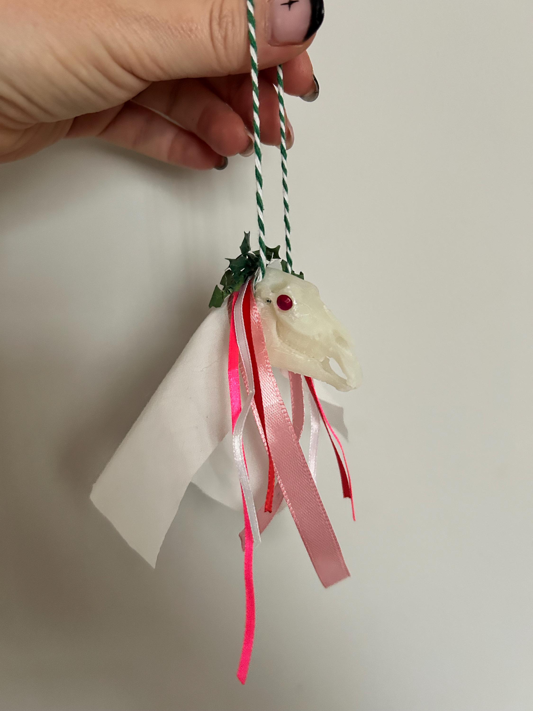 Pre-order * Glow-in-the-dark Mari Lwyd Welsh Yule Christmas Hanging ...