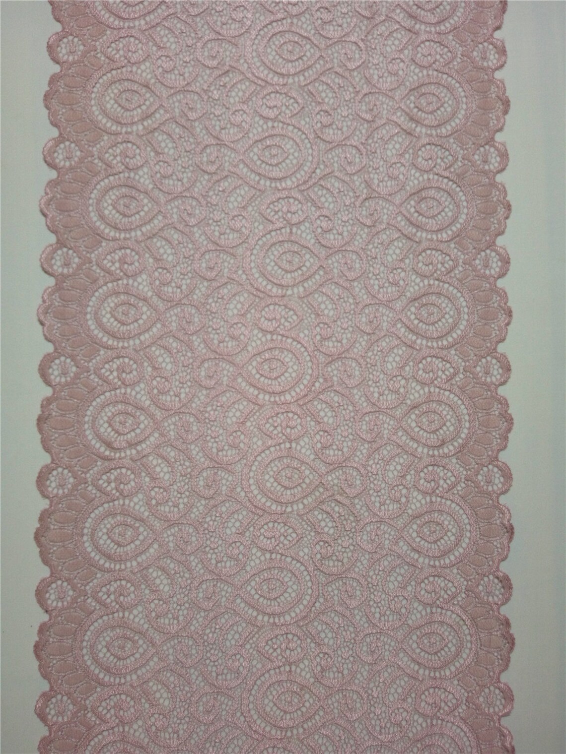 Blush Lace Table Runner 12 Wide wedding Table Runner - Etsy