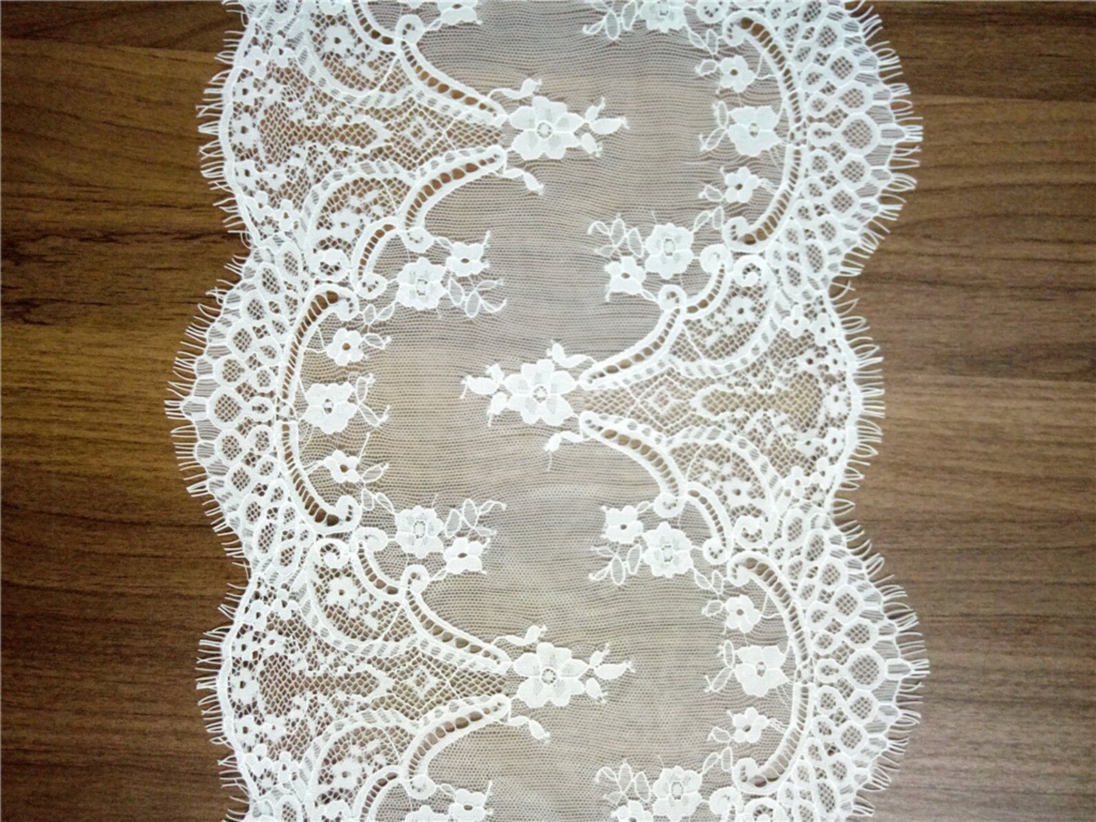 7ft-10ft Lace Table Runners, 10", Wedding Table Runners, Wedding Decor ...