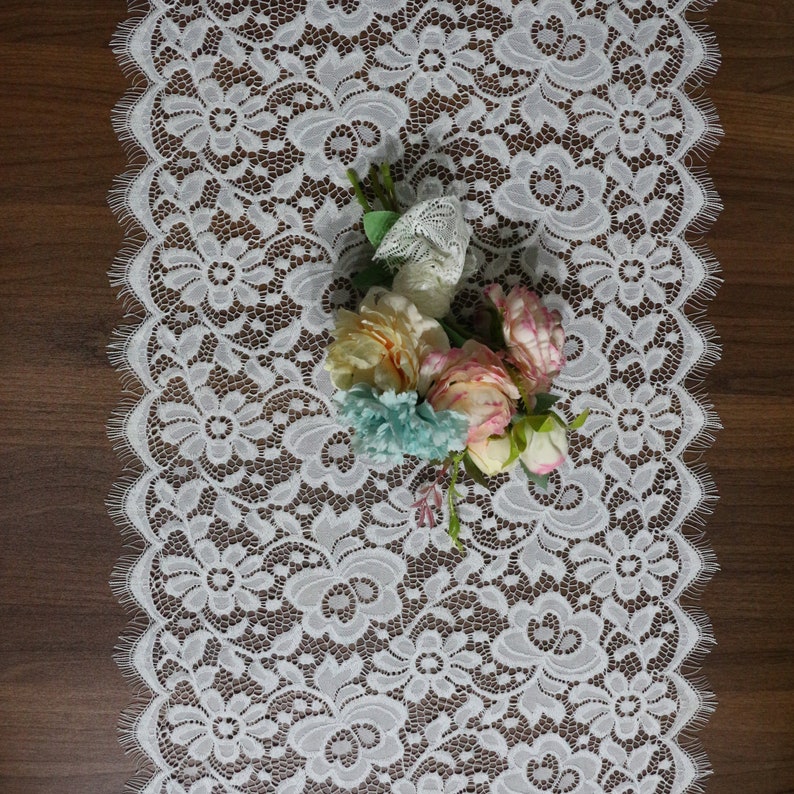 Ivory Lace Table Runner Macrame Table Runner Ivory Lace - Etsy