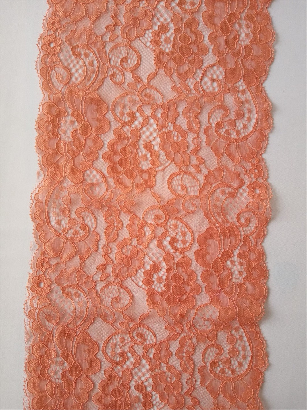 Coral Lace Table Runner, Coral Table Runner, Coral Lace Runner , Lace ...