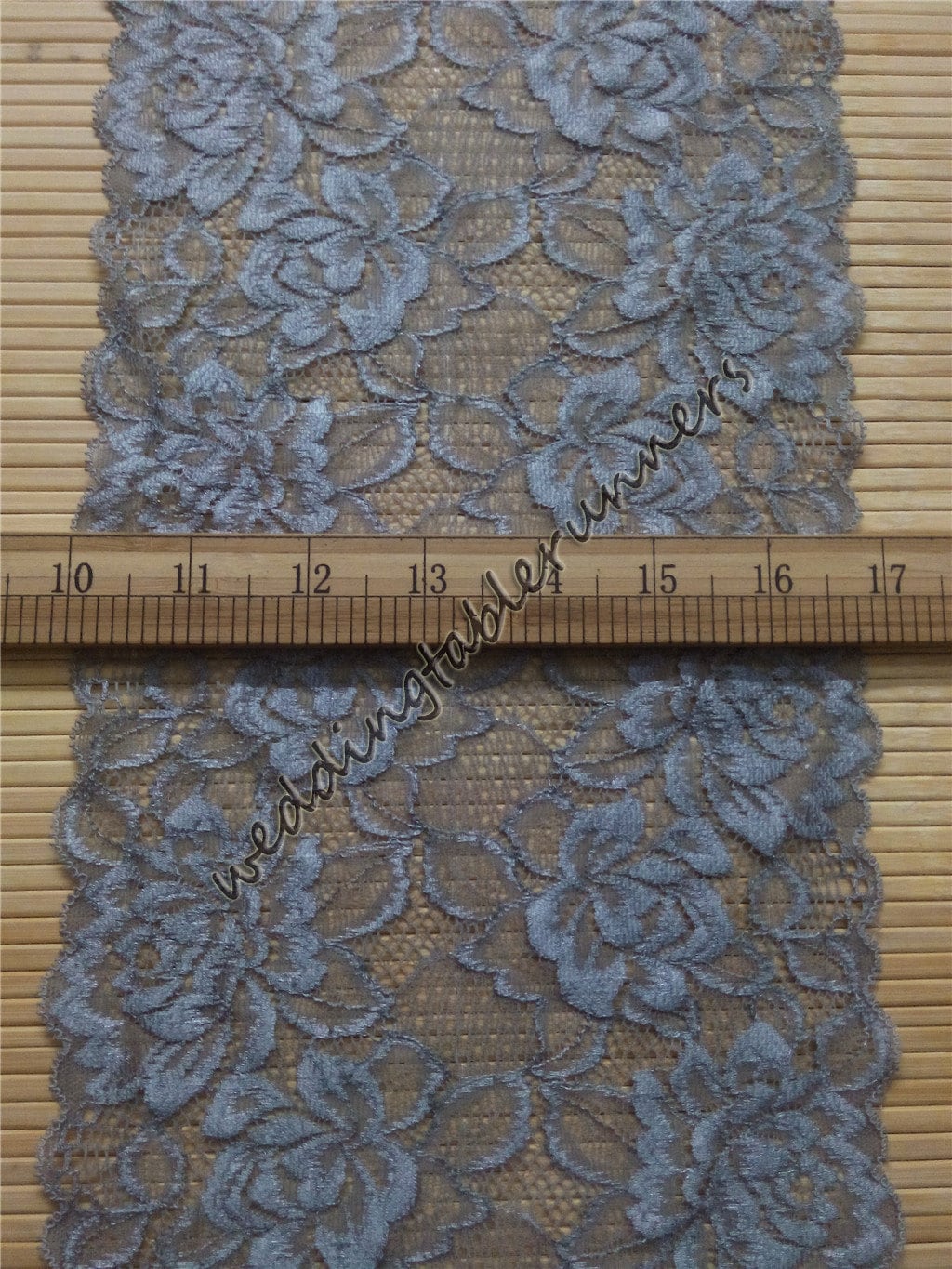 Grey Lace Table Runner Grey Wedding Decor Grey Weddings - Etsy