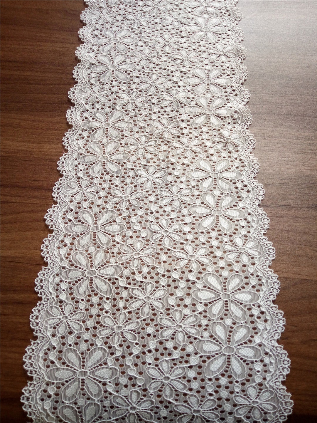 Narrow White Table Runners, 6 Inches Wide Table Runner , 15cm Wedding ...