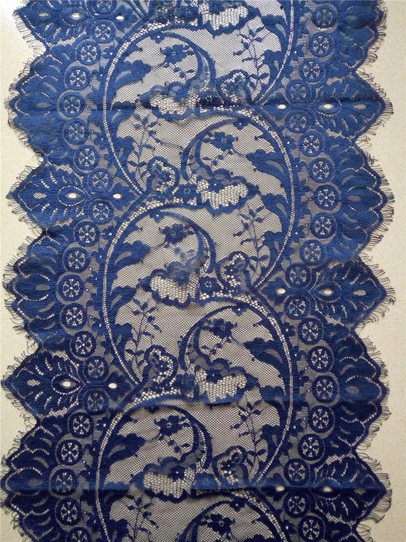 Navy Lace Runner/navy Lace Table Runner/something Blue/navy - Etsy