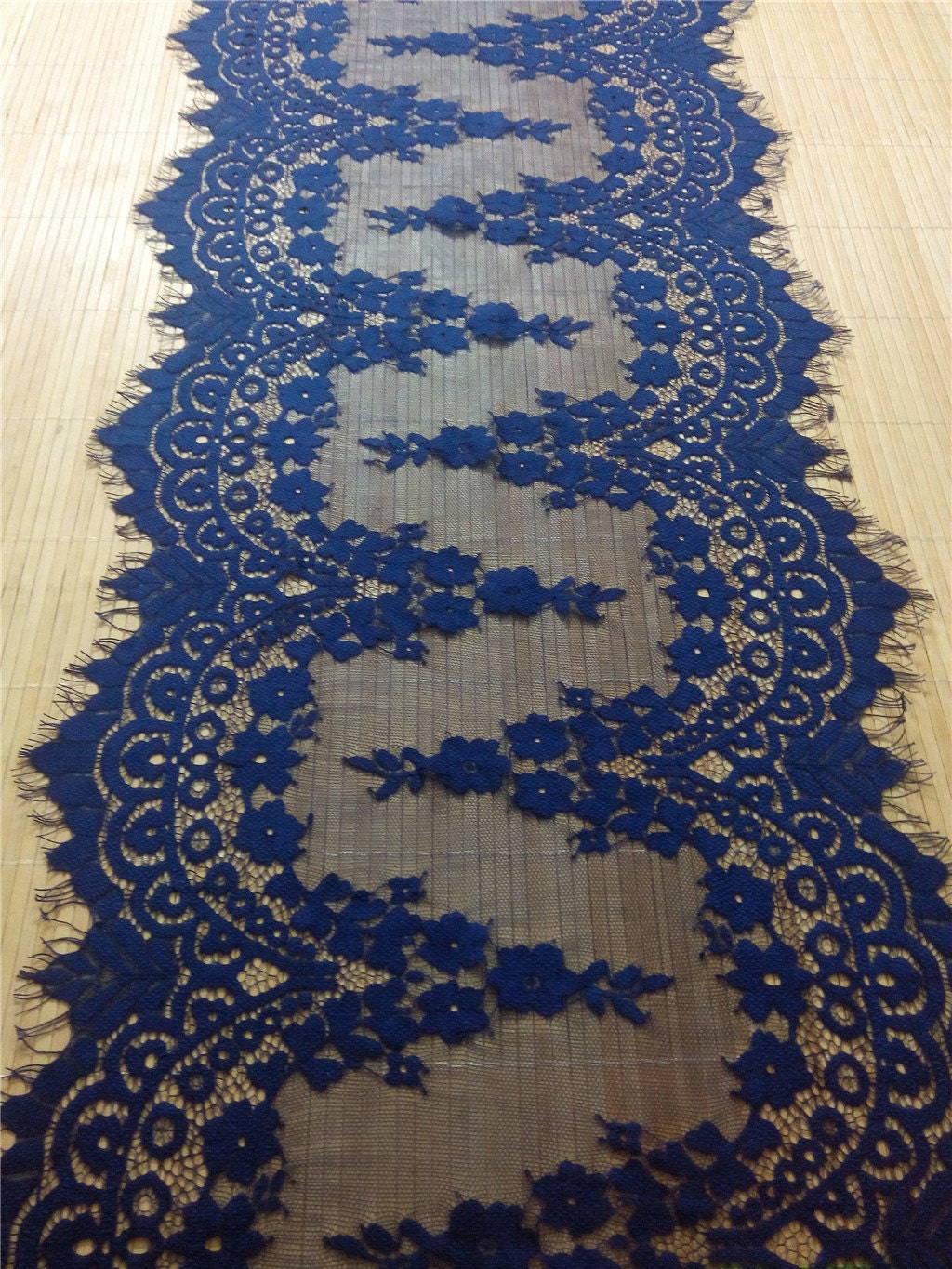 7ft Navy Table Runner, 13" , Lace Table Runner, Wedding Table Runners ...