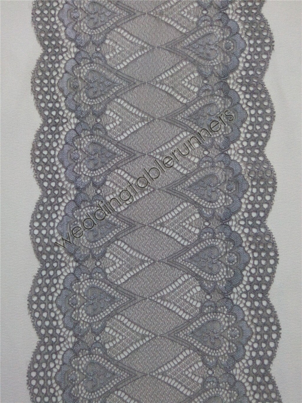 Grey Table Runner 7 Inch Wide Wedding Table Runner - Etsy